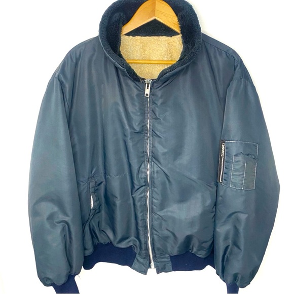 Vintage | Jackets & Coats | Vintage 8s Us Military Mens Navy Blue ...